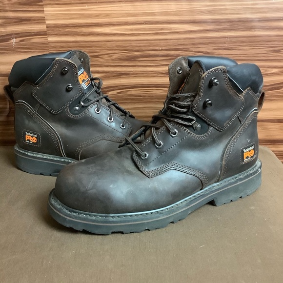 Timberland | Shoes | Timberland Pro Mens Pit Boss Steel Toe Work Boots ...